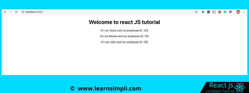 How To Pass Data To A Component In React Js Learn Simpli